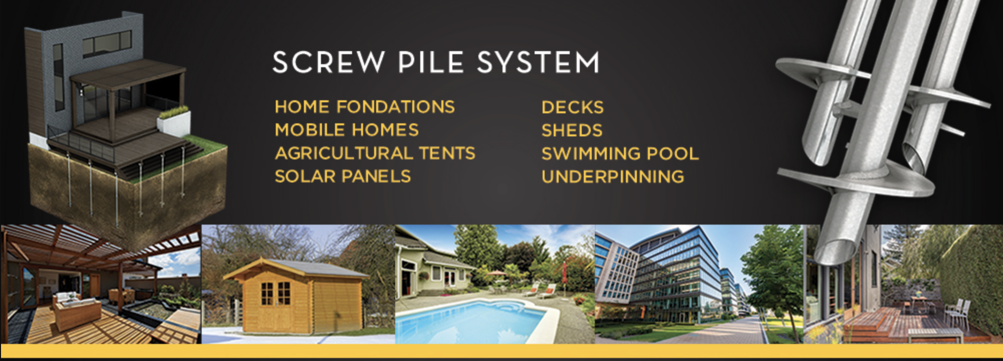 GoliathTech SD – Screw Pile System